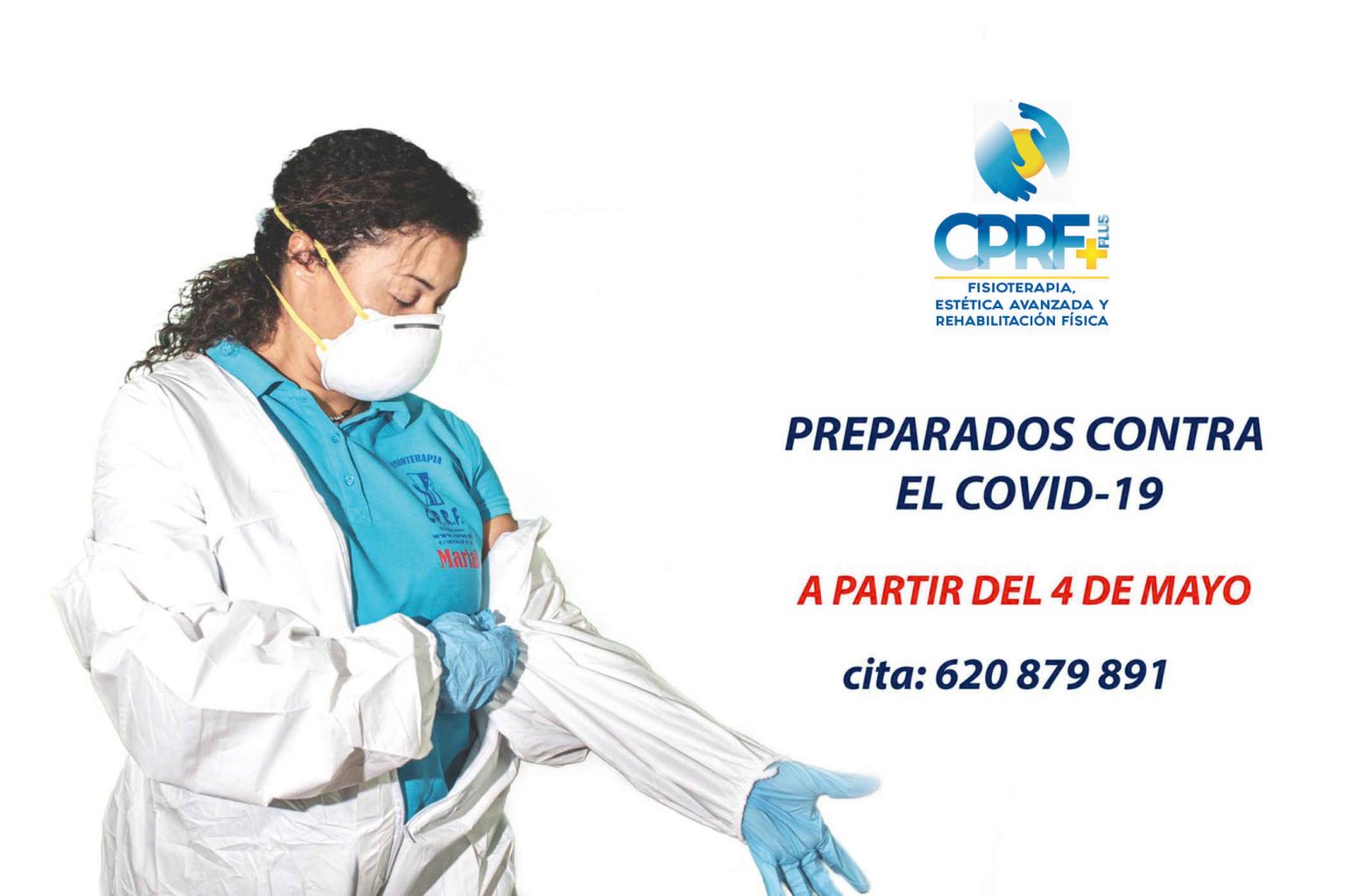 Apertura de CPRF el día 4 de mayo en la desescalada por Covid19